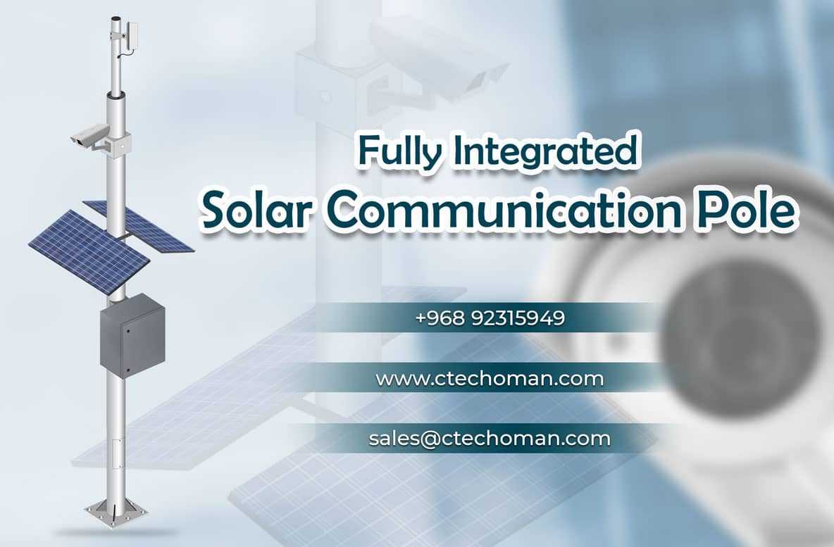 Fully Integrated Solar Communication Pole| Concept Group